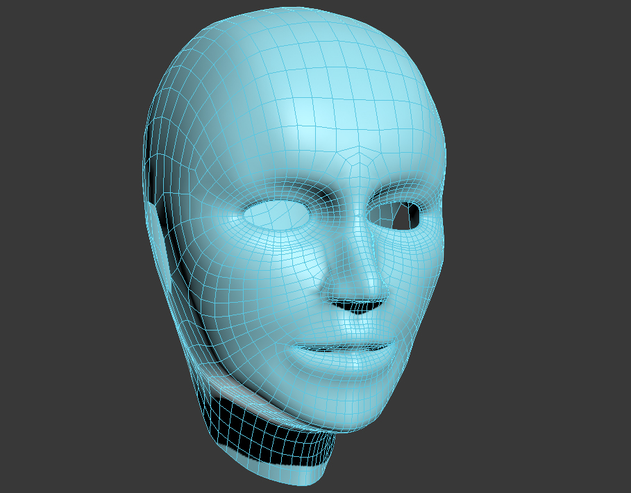 Joe-Grainger-DD1133: 3D Head Topology Using Edge Loops