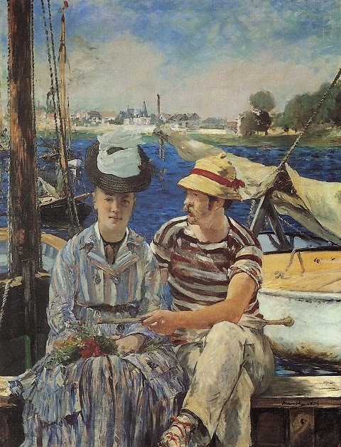 Arteeblog: A história da obra: Édouard Manet – “Boating” – 1874