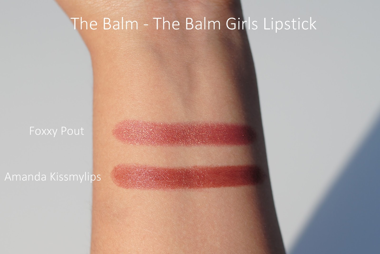 I AM A FASHIONEER: The Balm Girls Lipsticks