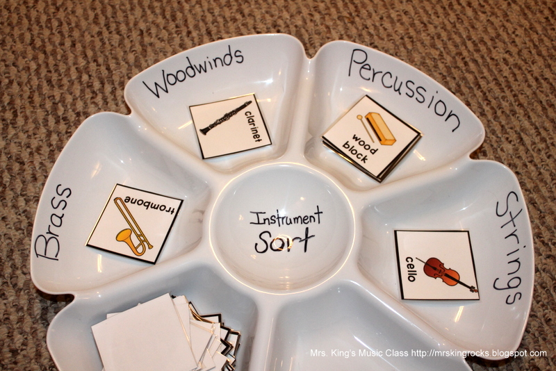 Mrs. King's Music Class: Dip Tray Workstations: Instrument Families and ...