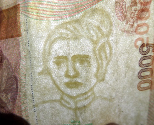 WT*!, Watermark Pada Uang Rp. 5000 ~ San Tips