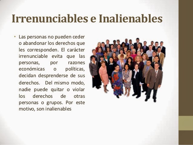 Balanza Jurídica: Derechos humanos irrenunciables