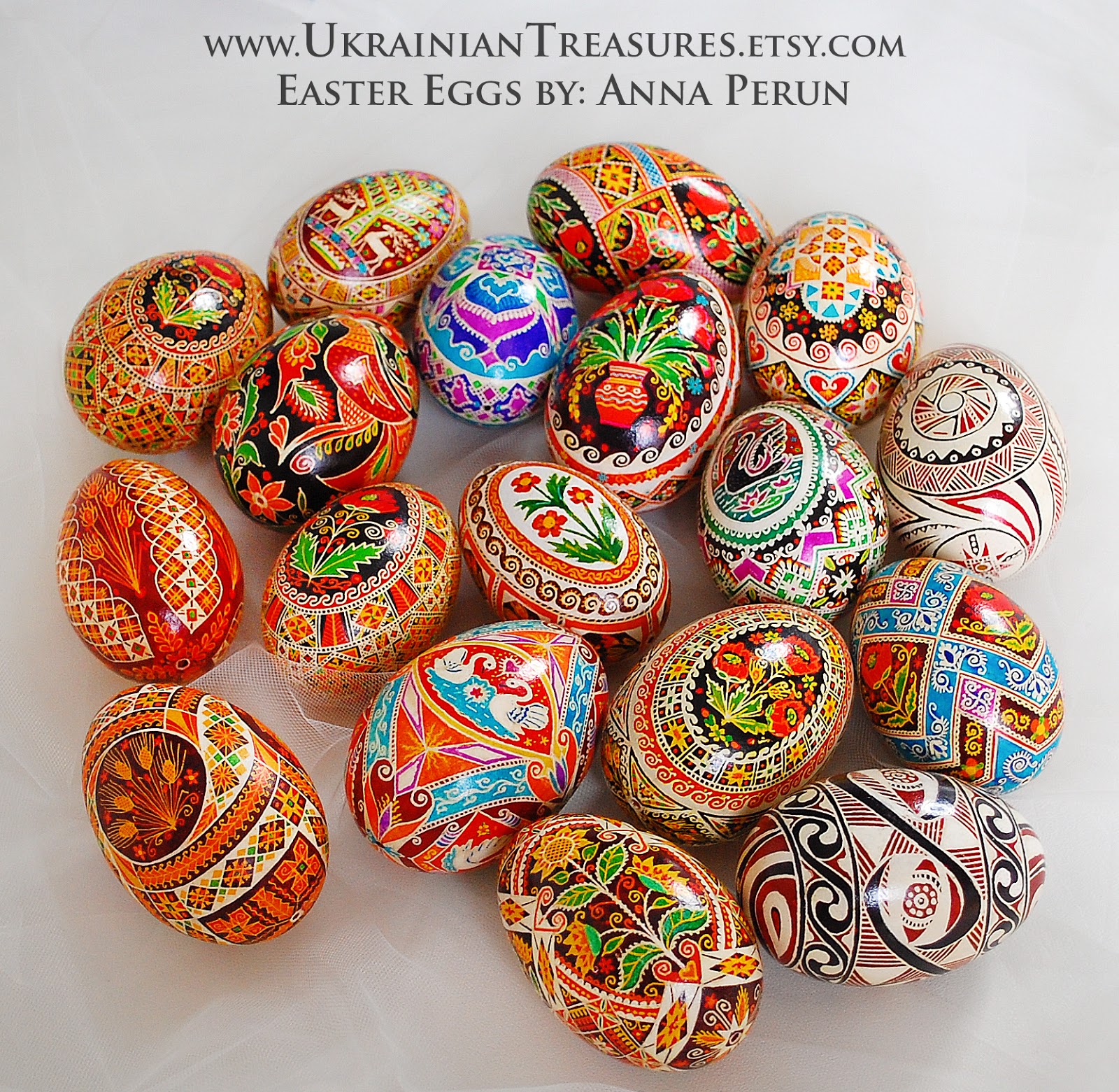 Ukrainian Easter Eggs Pysanky by Anna Perun : HOME