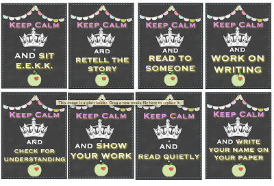 The Teacher's Chair: Keep Calm... it's: Monday Made It, Chalkboard ...