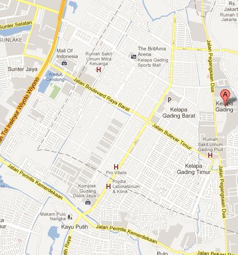 43+ Ide Terbaru Peta Kelapa Gading