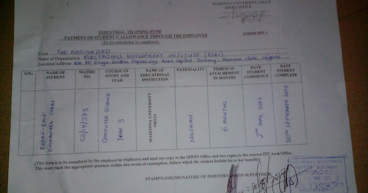 How to fill your IT documents - SCARF form or SP1 form