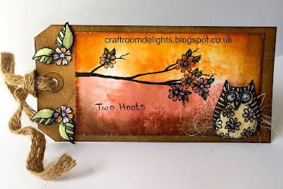 Craft Room Delights by Samantha Wade: Too Hoots Tag, Goosebumps, inks ...