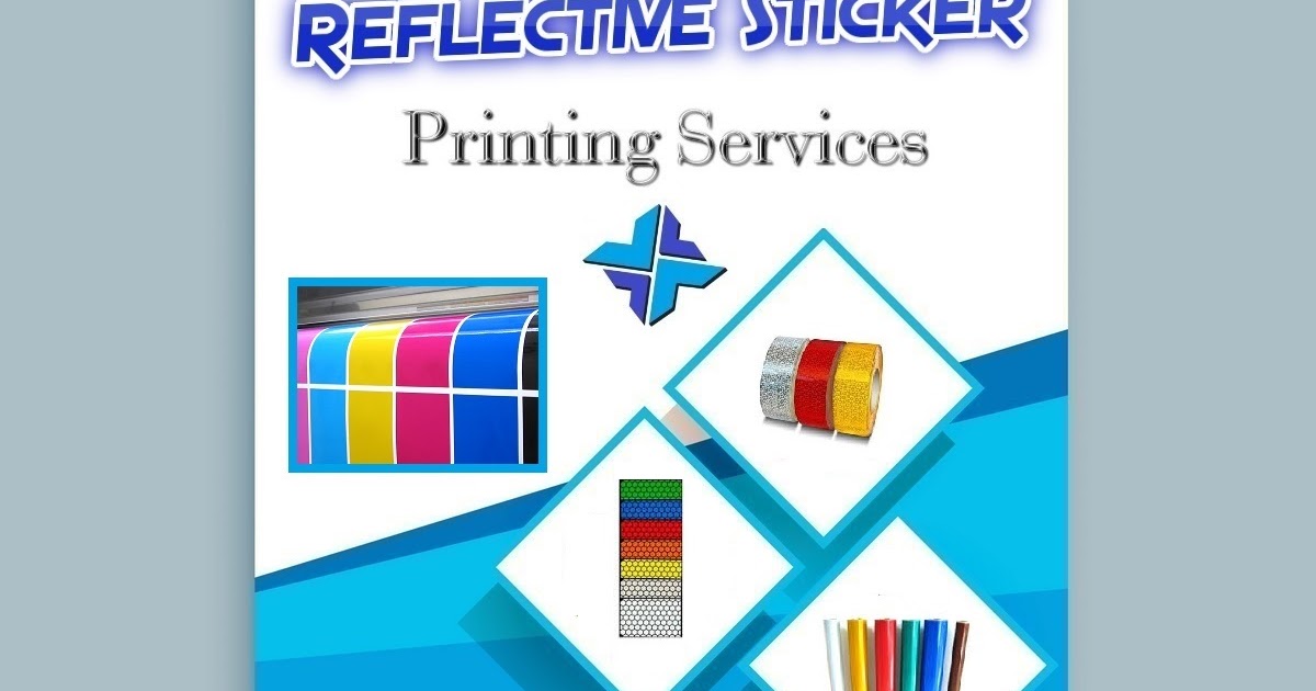 Reflective Sticker Printing Services | Printixels™ Philippines