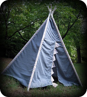 Play Tee Pee - Cute Craft Ideas