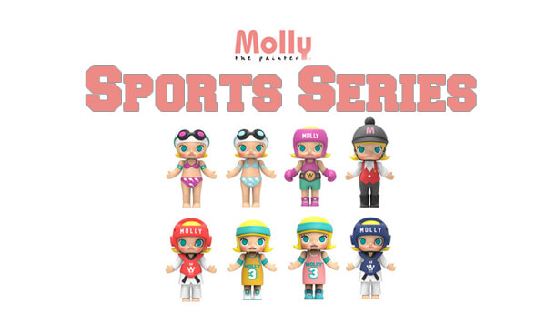 Little Molly World: Kennyswork POP MART MOLLY SPORT Series Random Pick ...
