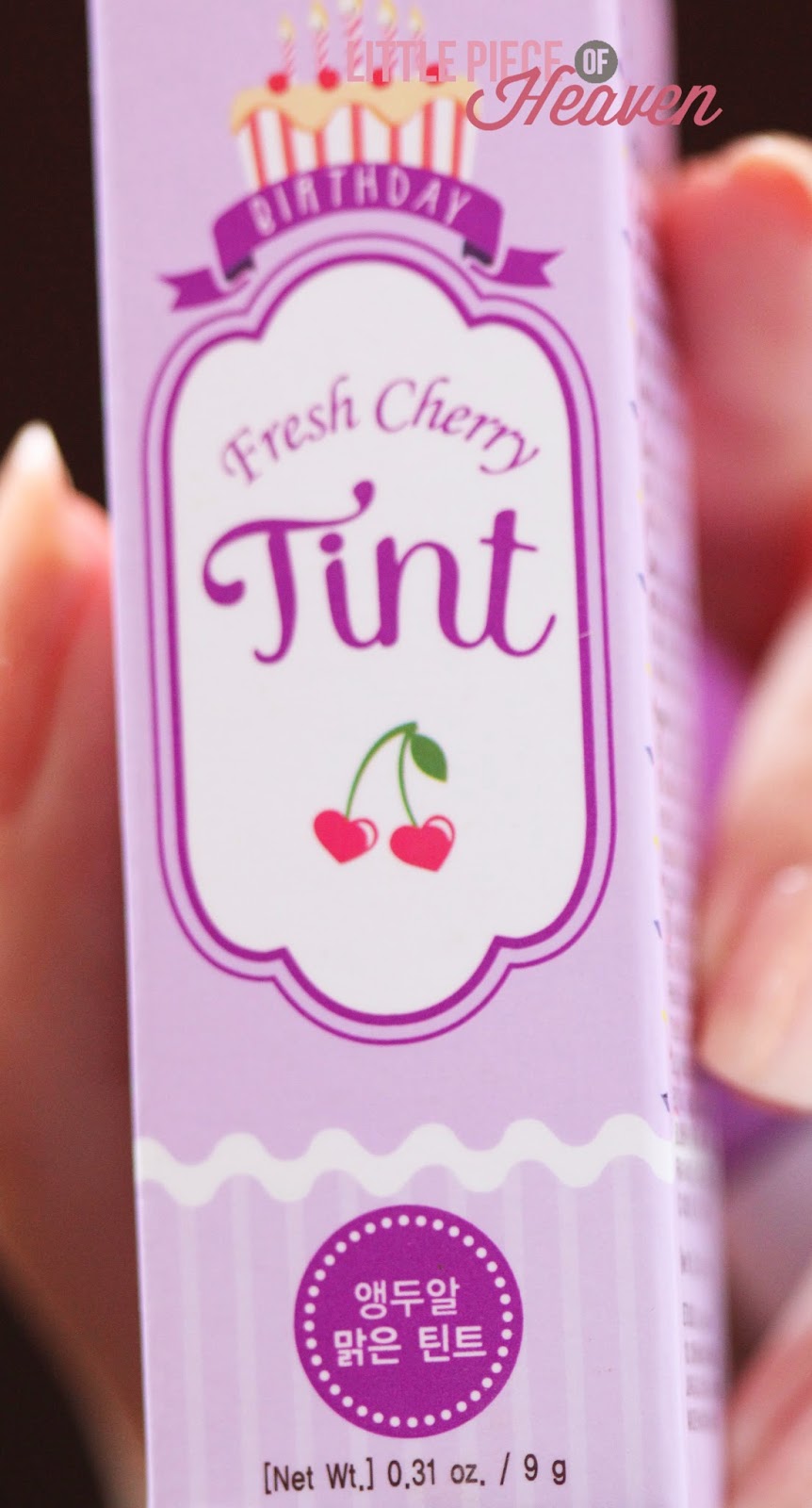 Little Piece of Heaven: Review: Etude House Fresh Cherry Tint *Birthday ...