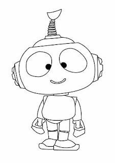 Rob The Robot Coloring Pages | Cute Animals Coloring Pages