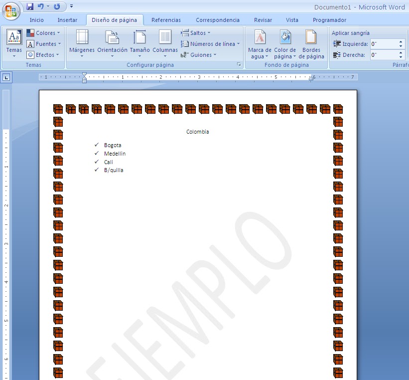 Diseños de margenes para hojas tamaño carta - Imagui