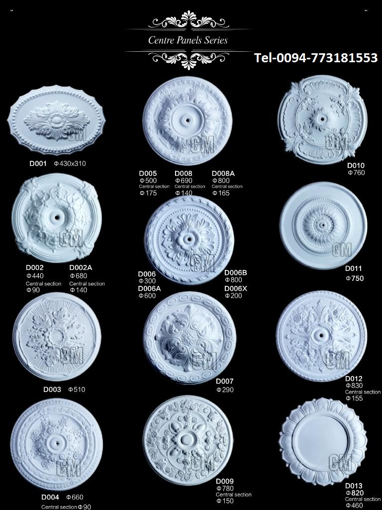 LANKA MOULDING, CEILING DESIGNS, GYPSUM MOULDING, INTERIOR DECOR ...