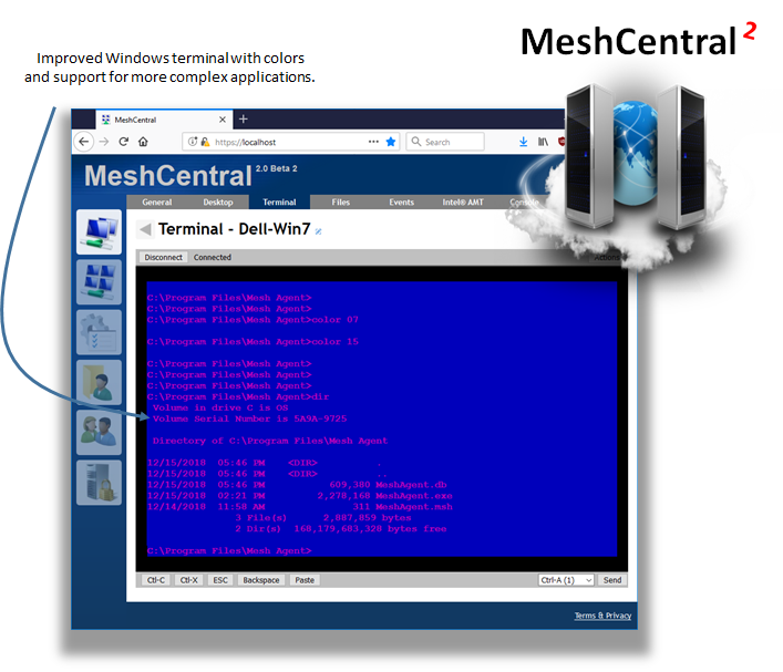 MeshCentral2 - Video Chat & Terminal