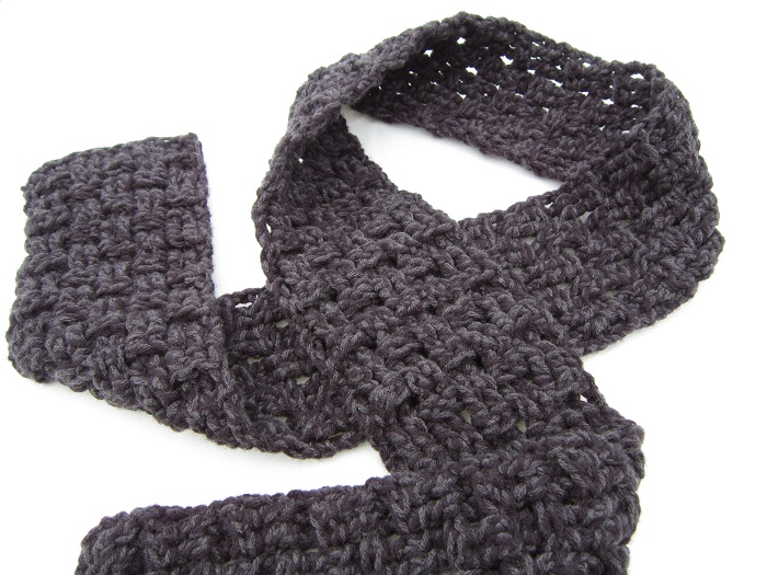 Double Strand Basket Weave Scarf