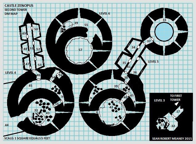Valianttheywere: Castle Zenopus: the full map set