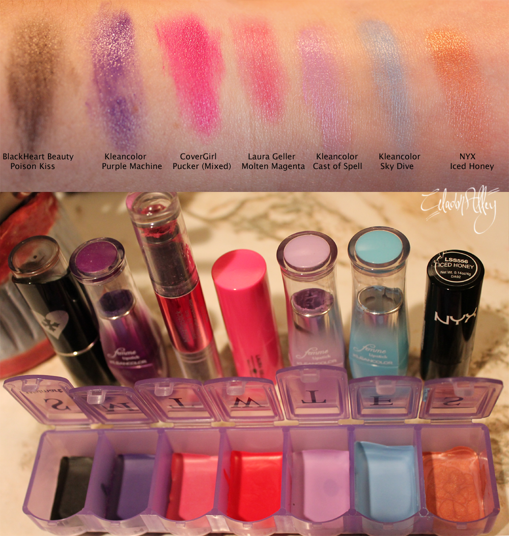 Celadon Alley: Custom Natural and Unnatural Lipstick Palettes