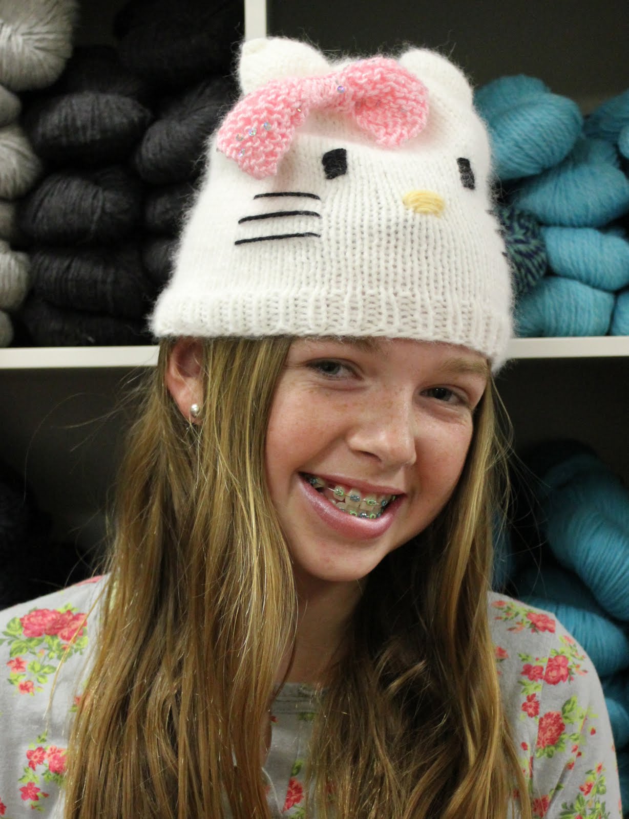 Knitique: Hello Kitty inspired Hat Class