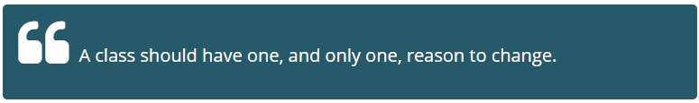 The definitions of the SOLID principles in Software Design with ...