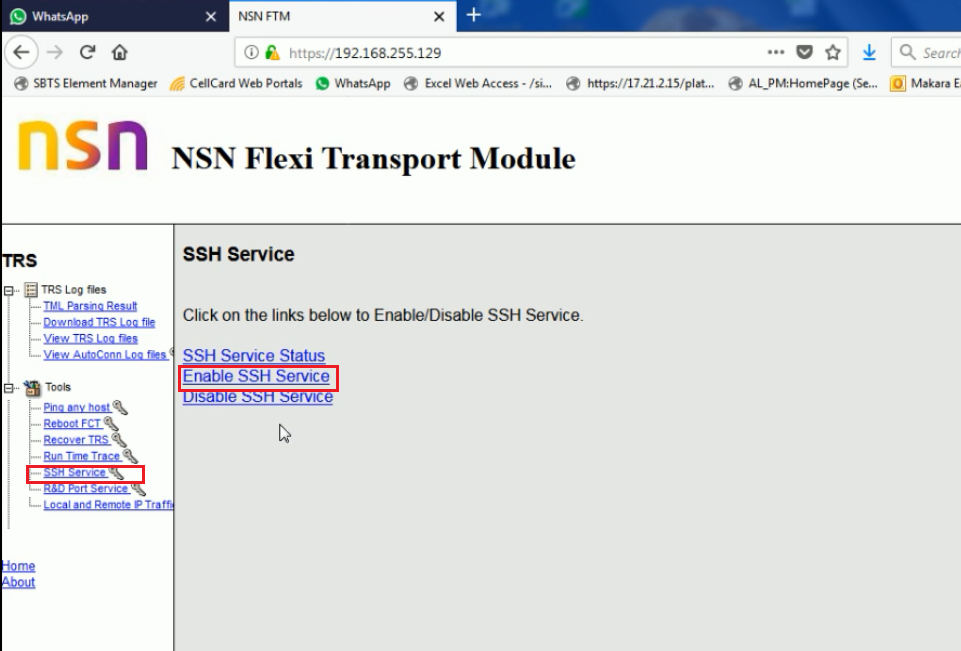 Restore Factory Setting in Nokia SRAN on FSMF
