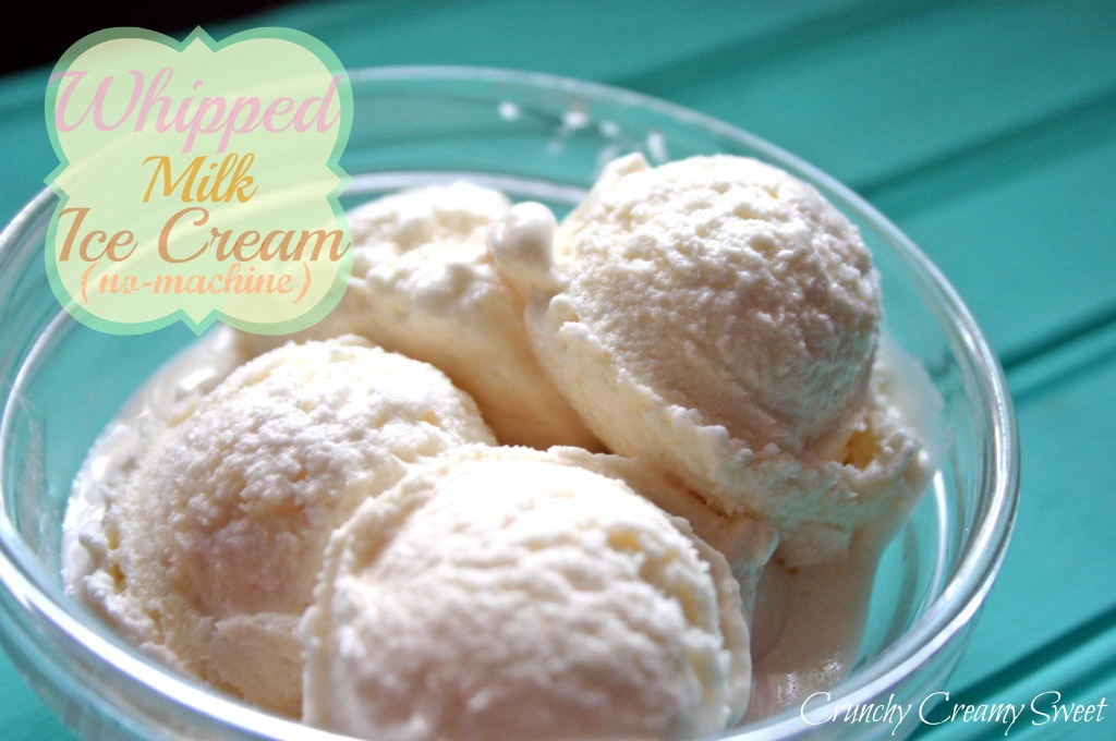 homemade vanilla ice cream sweetened condensed milk