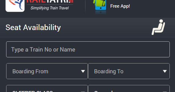 Train Berth Availability - Train Seat Availability - IRCTC ticket ...