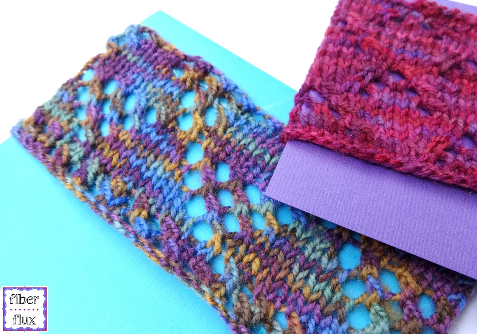 Fiber Flux: How To Make Yarn Swatch Notecards!