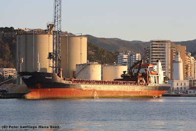 Barcos en Málaga: Aastun y Tina C cargan en Málaga. Desguace del Nika Z.