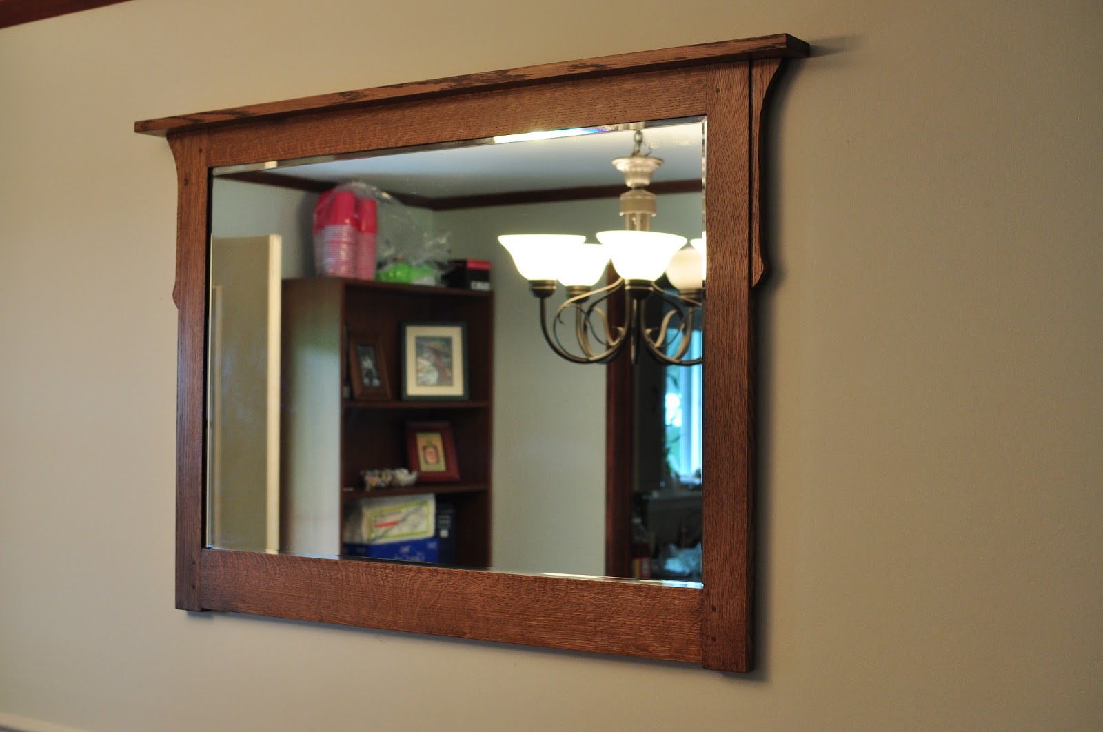 Honey Do Woodworking: Maple Spice Rack and Arts & Crafts Mirror #2