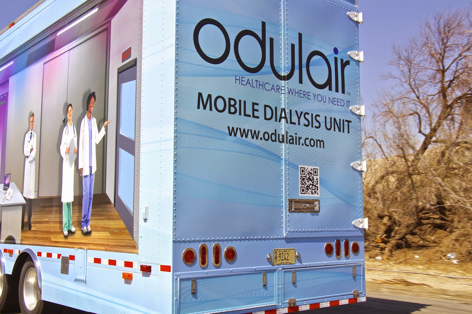 Mobile Dialysis Unit: Mobile Dialysis Clinics manufactured by Odulair