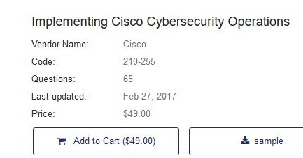 210-255 Actual Exam: 210-255 Practice Test Software