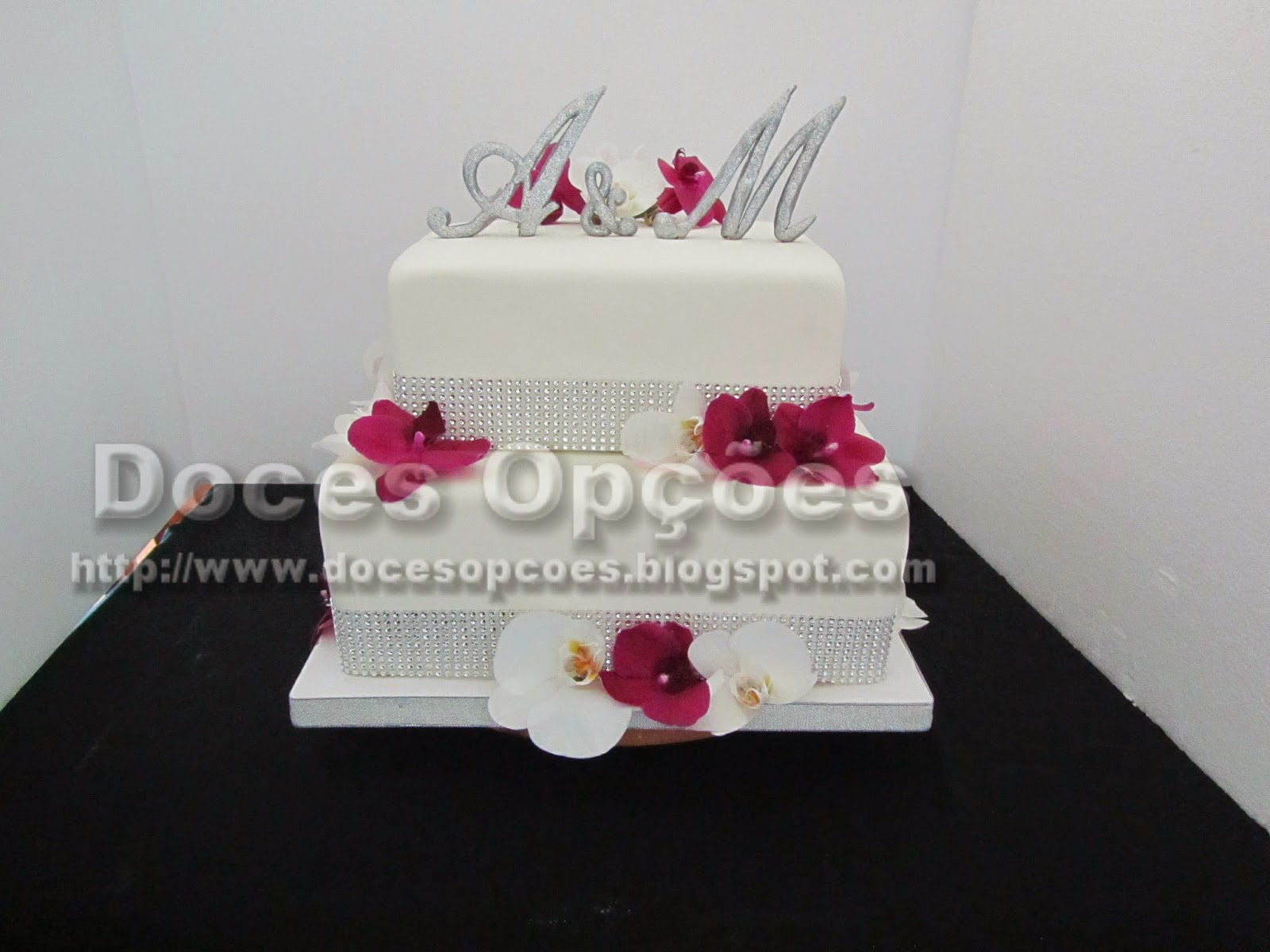 Doces Opções: Bolo Casamento A & M