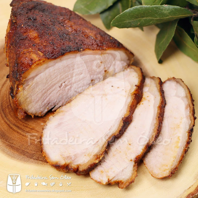 Picanha Suína Assada na AirFryer | Fritadeira sem Óleo - Receitas AirFryer