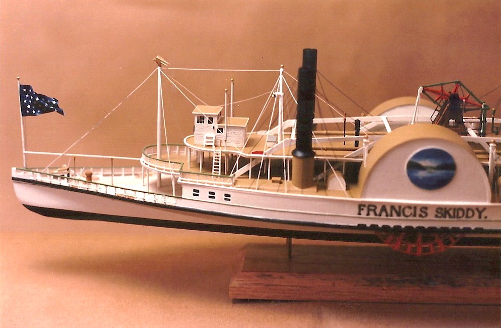 Hudson River Model Steamboats: Steamboat Model/ FRANCIS SKIDDY c.1852 ...