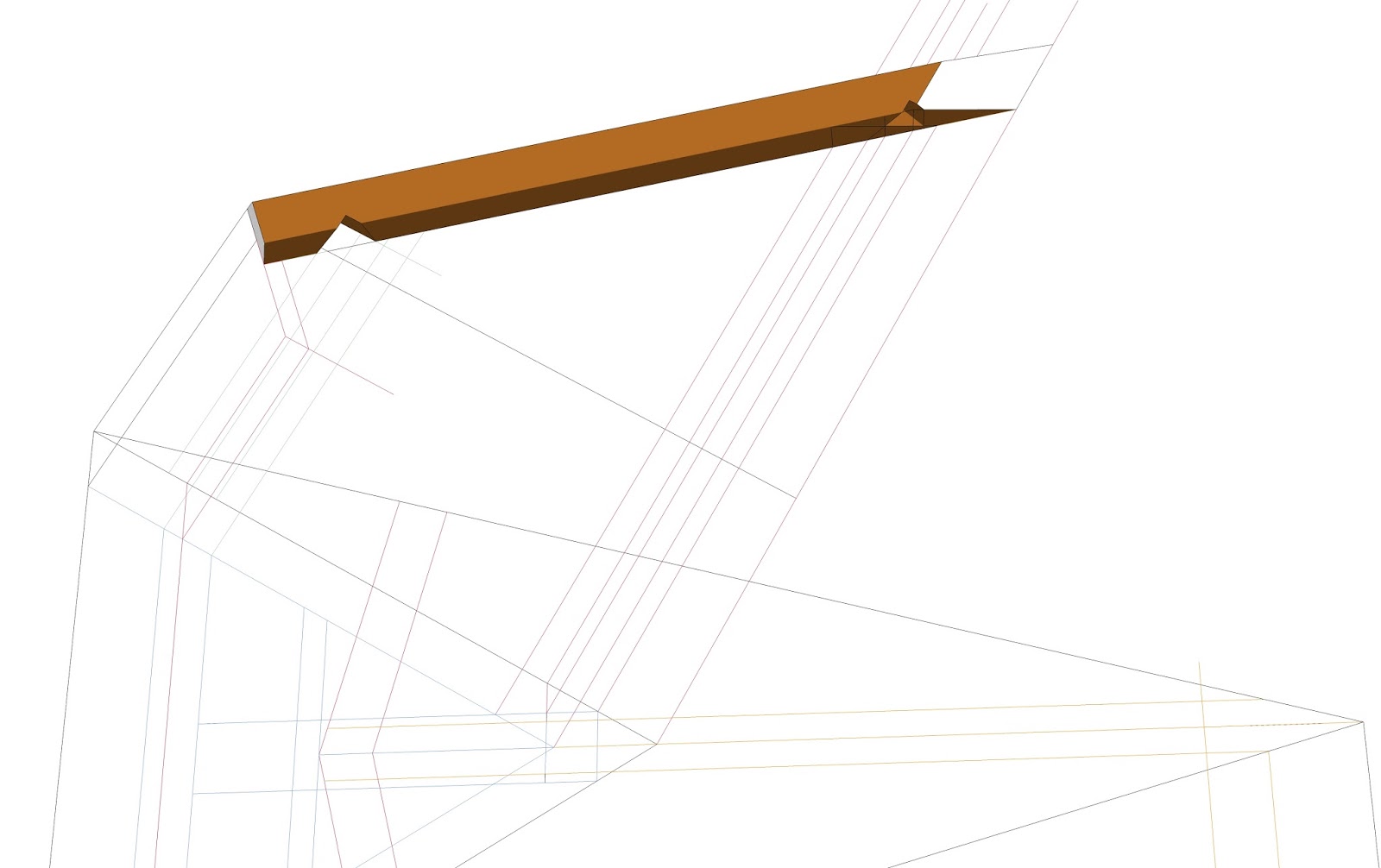 Roof Framing Geometry: The pent roof with pointed dormer