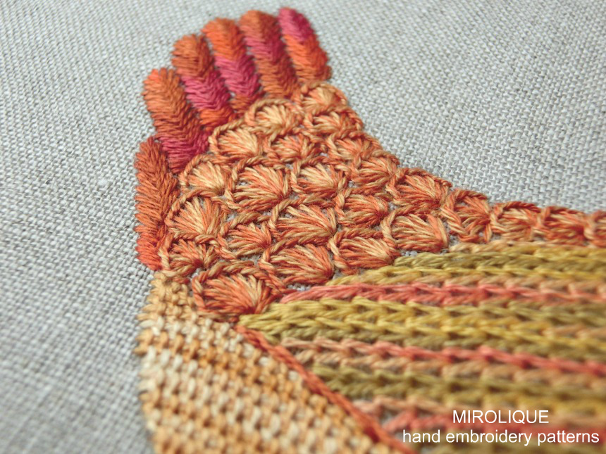Hend Embroidery Pattern HEN - Studio Mirolique