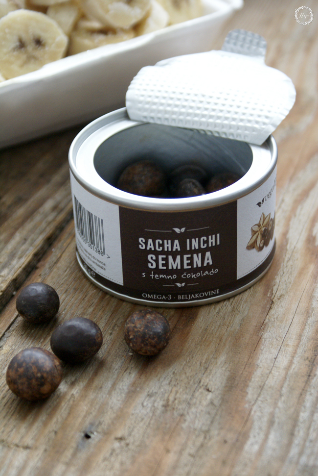 Banana Ice Cream with Sacha Inchi Seeds / Bananin sladoled | You CAN ...
