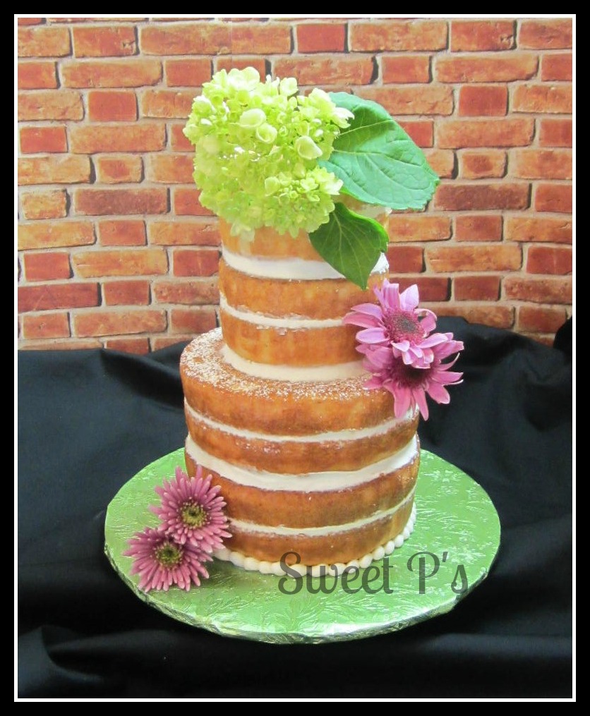 Naked and Semi Dressed Cakes | Sweet P's Cake Decorating & Baking Blog