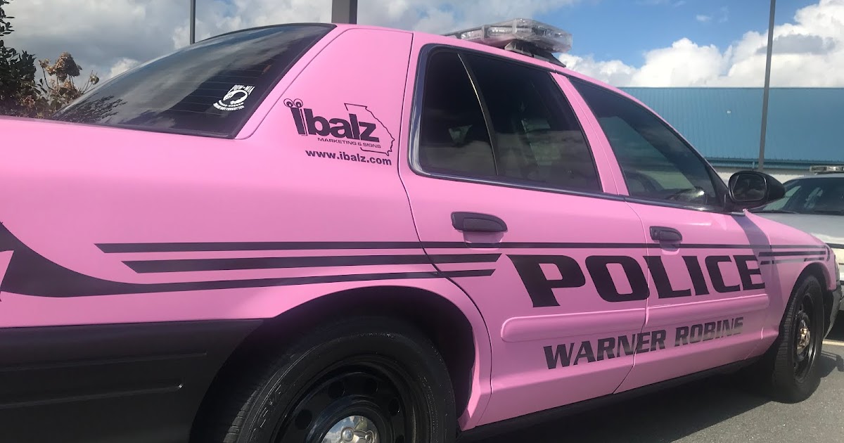 Warner Robins Police Department: WRPD goes Pink for the Pink Patch Project
