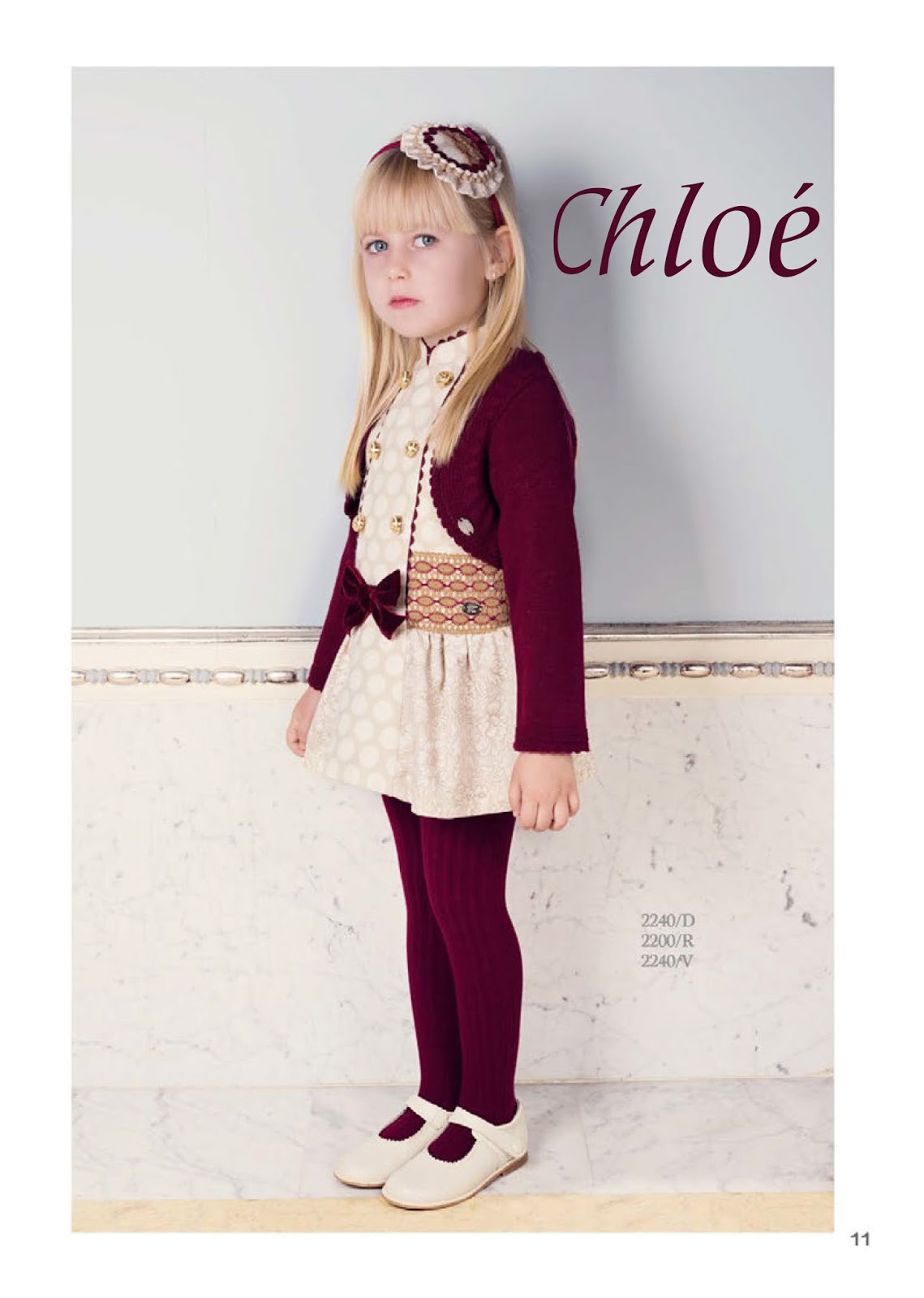 Chloé Moda infantil: Moda infantil Otoño-invierno Dolce petit