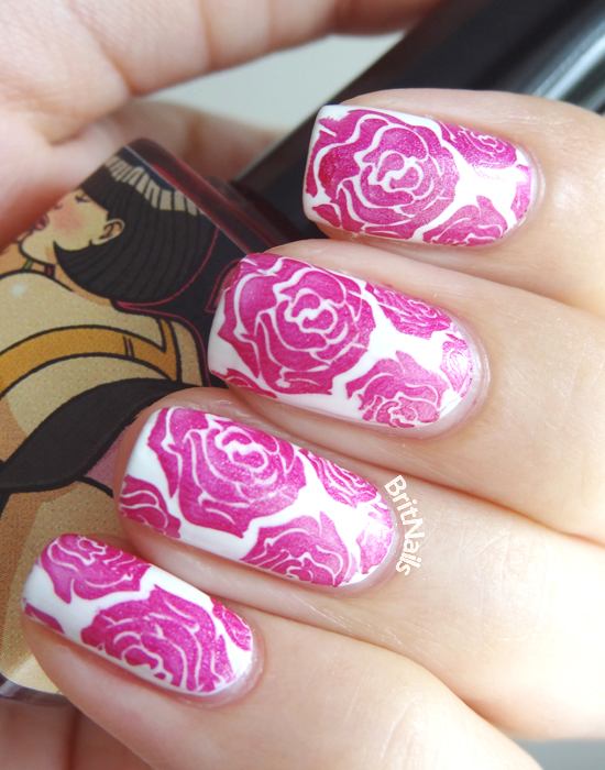 Pink Roses | Brit Nails