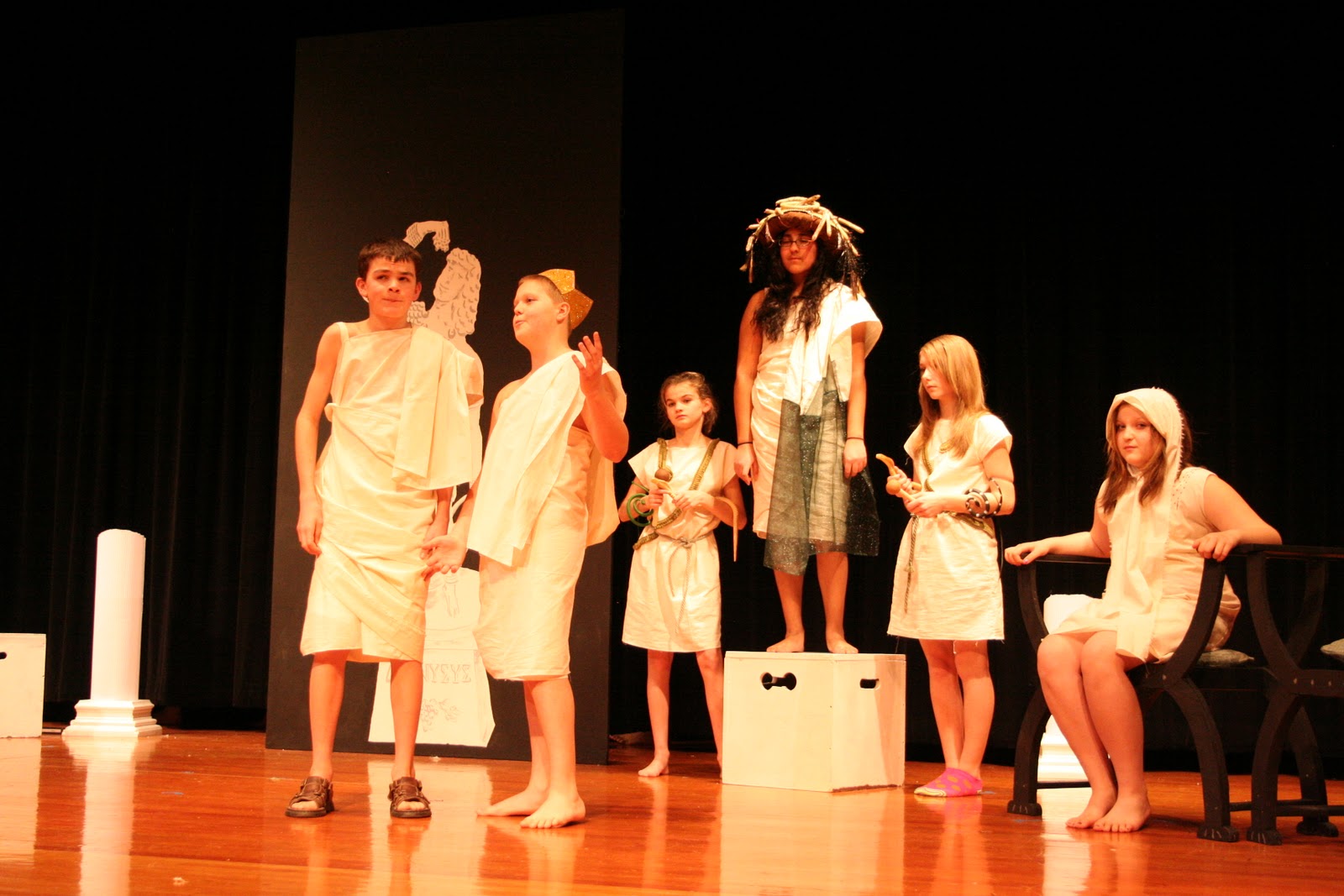 "Circus Olympus" ... Greek Theatre!: Perseus & Medusa Production Photos