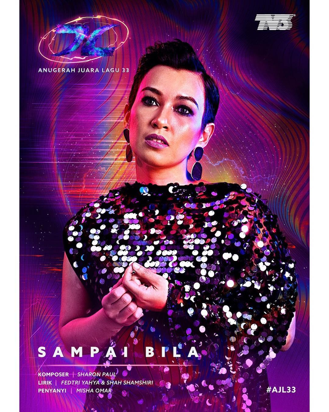 Poster 12 Lagu Finalis Yang Berentap Di Anugerah Juara Lagu AJL33 (2018)