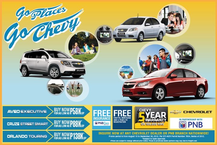 Owning a Chevrolet is Now Easier with the Go Places, Go Chevy Promo
