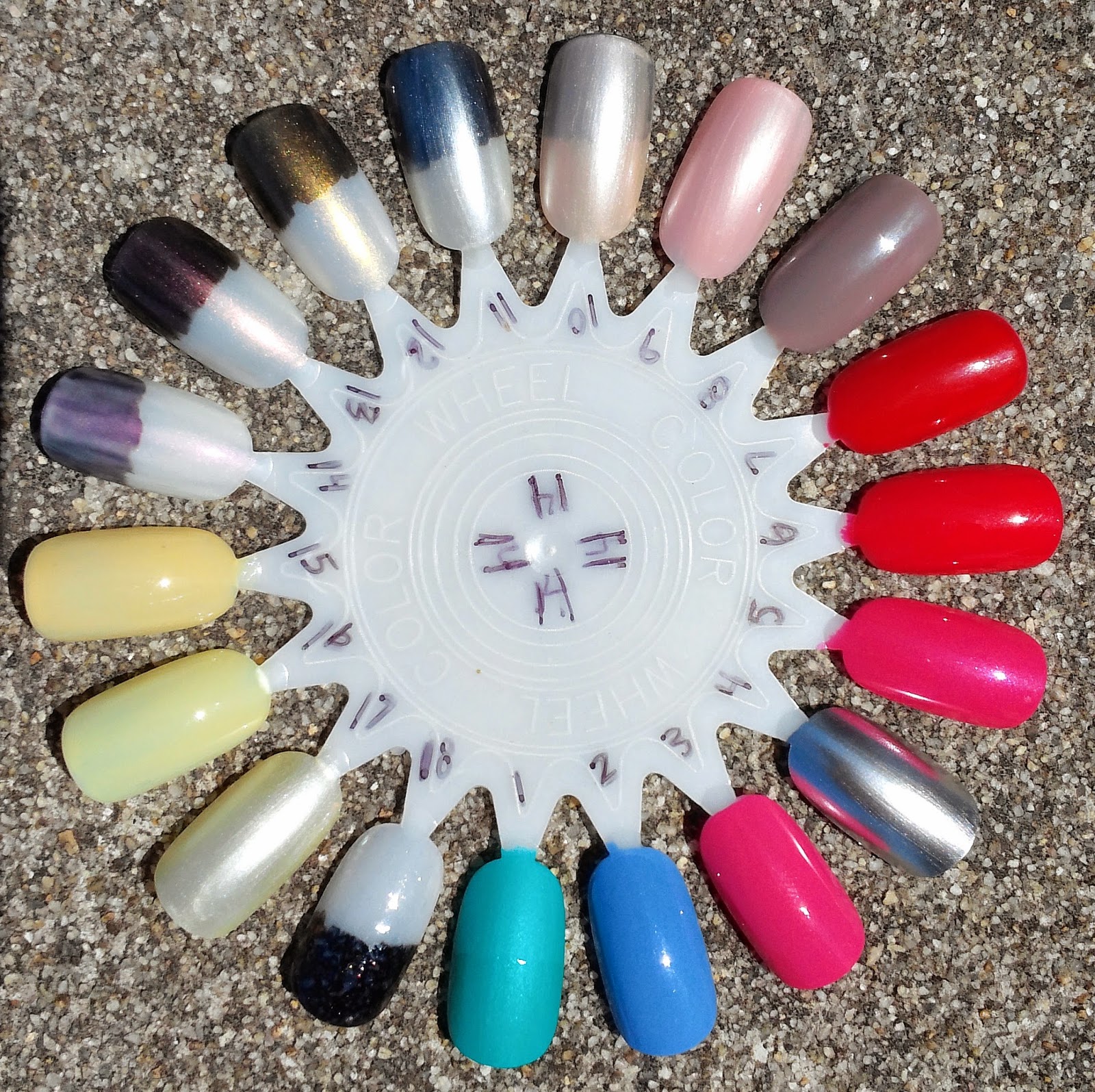 Glossy and Glitter: Nail Wheels/Stash List