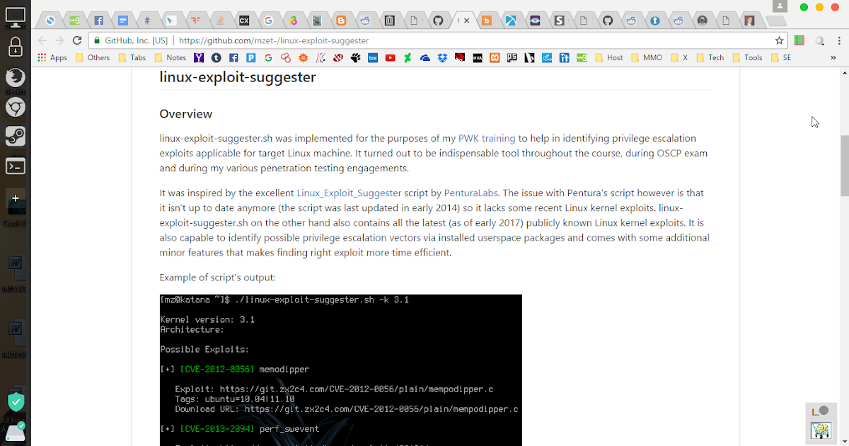 Linux exploit suggester | ZLblog