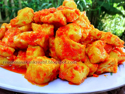 RESEP TAHU BALADO BUMBU PRAKTIS - Aneka Resep Masakan Sederhana Kreatif