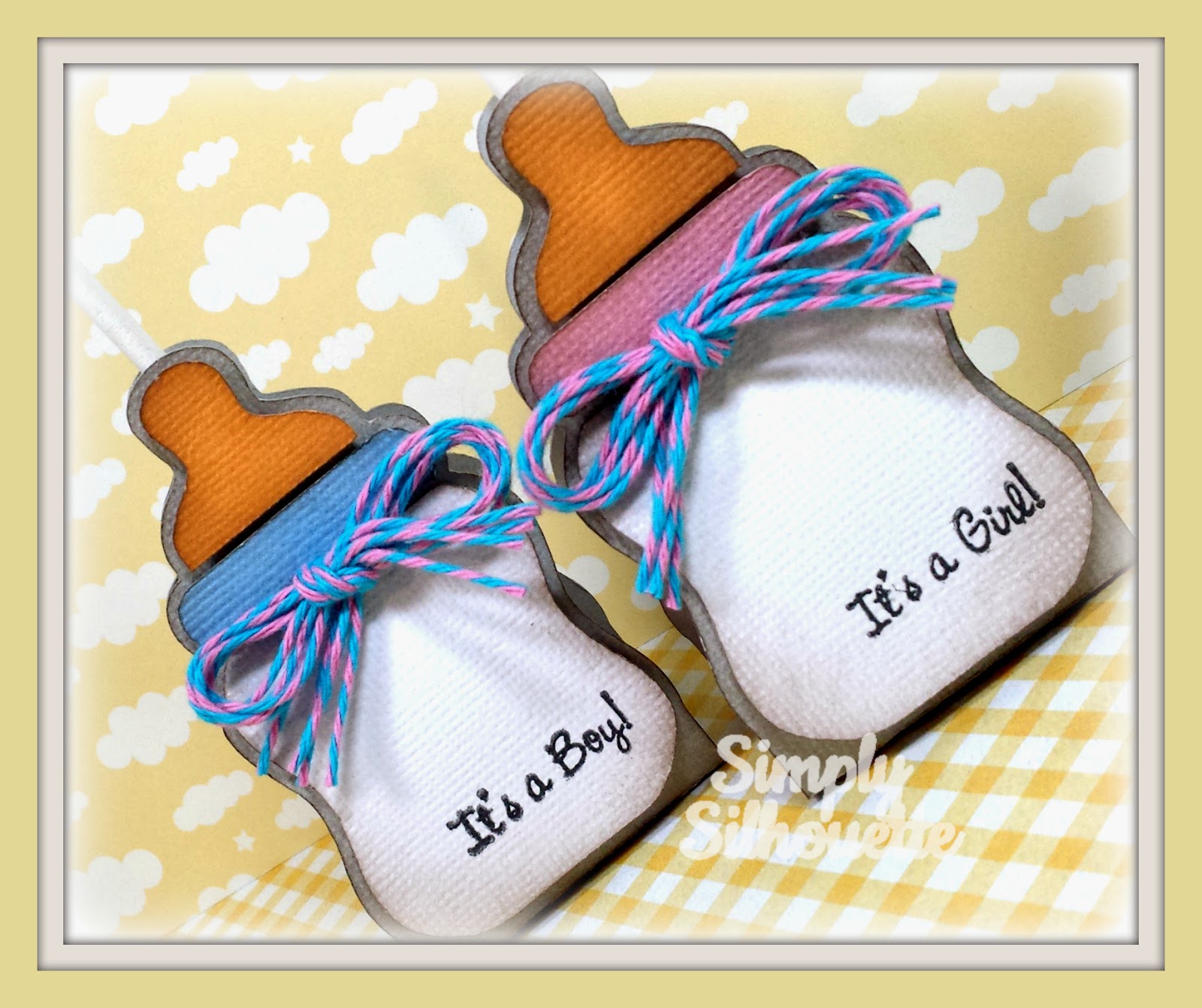 Twine It Up! by Annie's Paper Boutique : Baby BottleLollipop Holders