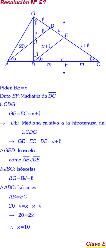 GEOMETRÍA PROBLEMAS RESUELTOS NIVEL UNI